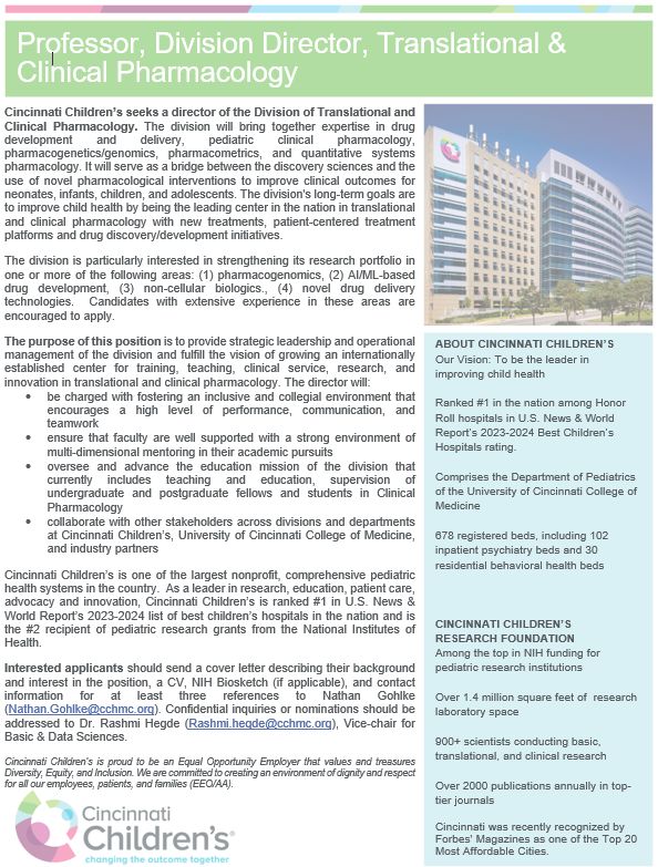 Nathan Gohlke on LinkedIn: Cincinnati Children’s seeks a director of ... Nathan Gohlke on LinkedIn: Cincinnati Children’s seeks a director of ...