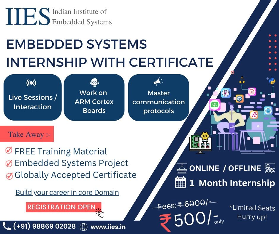 IIES Indian Institute Of Embedded Systems on LinkedIn: #embeddedsystems ... IIES Indian Institute Of Embedded Systems on LinkedIn: #embeddedsystems ...