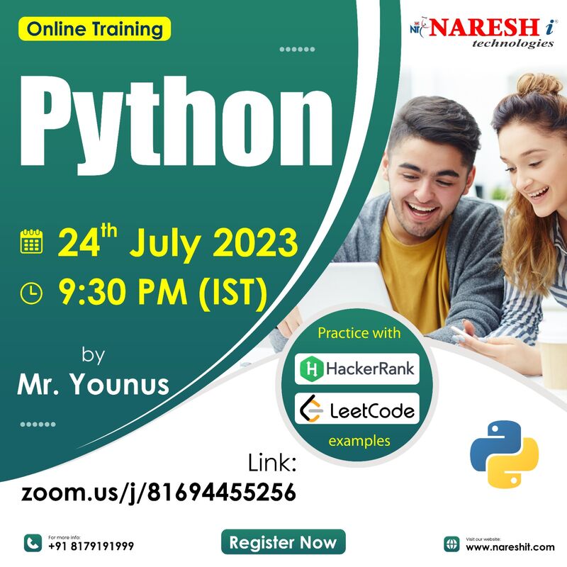 NareshIT on LinkedIn: #python #programming #coding #programmer # ... NareshIT on LinkedIn: #python #programming #coding #programmer # ...