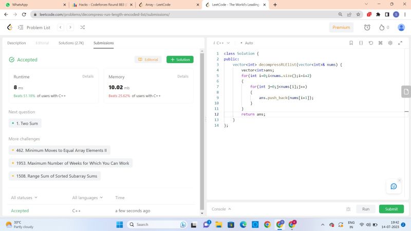 SUSHMA K on LinkedIn: #day76 #100daysofcodechallenge #leetcode # ... SUSHMA K on LinkedIn: #day76 #100daysofcodechallenge #leetcode # ...