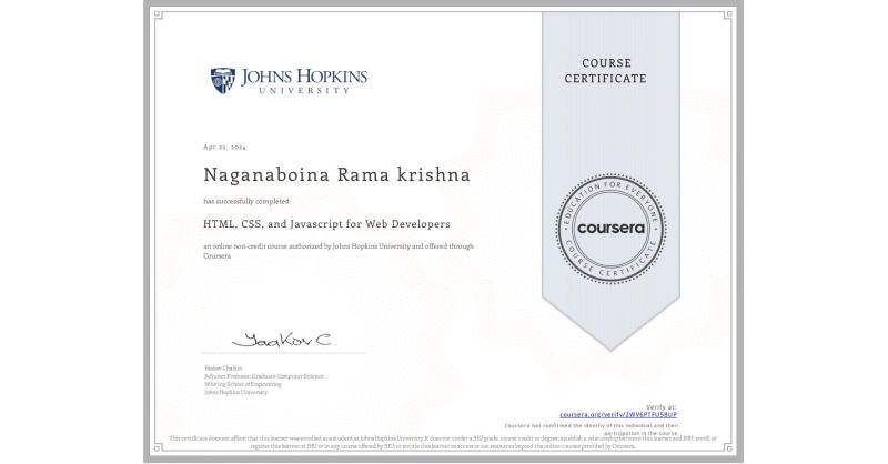 Naganaboina Rama krishna on LinkedIn: #html #css #javascript # ... Naganaboina Rama krishna on LinkedIn: #html #css #javascript # ...