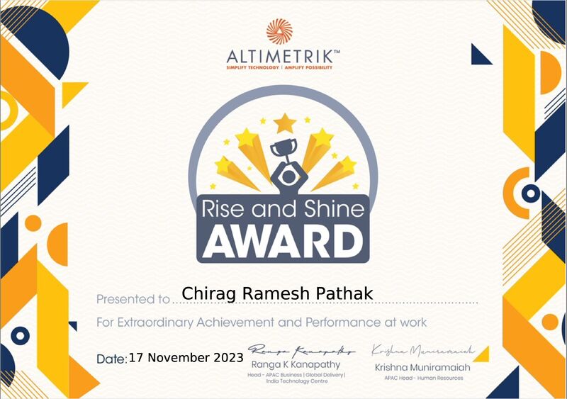 Chirag Pathak on LinkedIn: #thanks Chirag Pathak on LinkedIn: #thanks