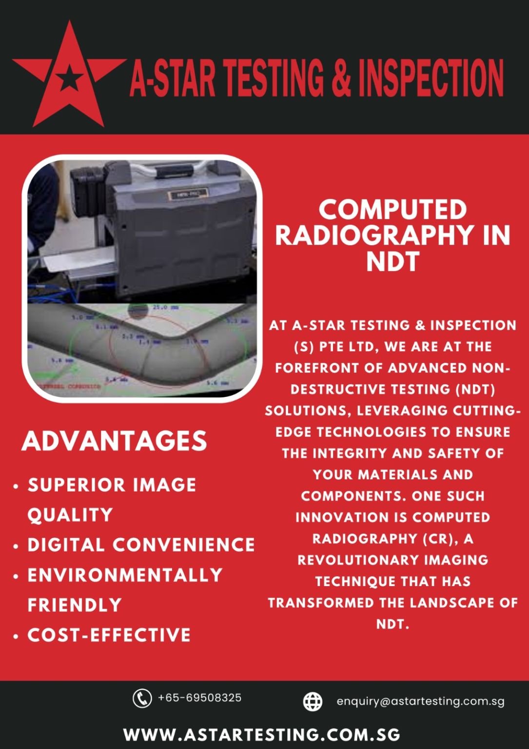 A-Star Testing Inspection on LinkedIn: Computed Radiography (CRT) A-Star Testing Inspection on LinkedIn: Computed Radiography (CRT)