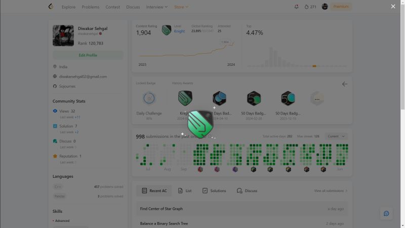 Diwakar Sehgal on LinkedIn: #leetcode #competitiveprogramming #coding # ... Diwakar Sehgal on LinkedIn: #leetcode #competitiveprogramming #coding # ...