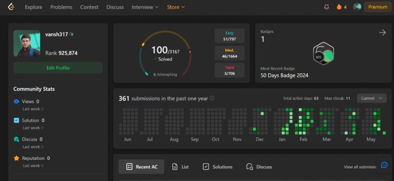 My 100+ LeetCode Problems Solved! | Vansh Ahuja posted on the topic ... My 100+ LeetCode Problems Solved! | Vansh Ahuja posted on the topic ...