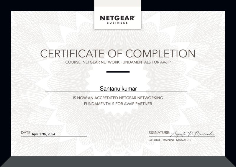 Santanu Kumar on LinkedIn: #networking #av #netgear Santanu Kumar on LinkedIn: #networking #av #netgear