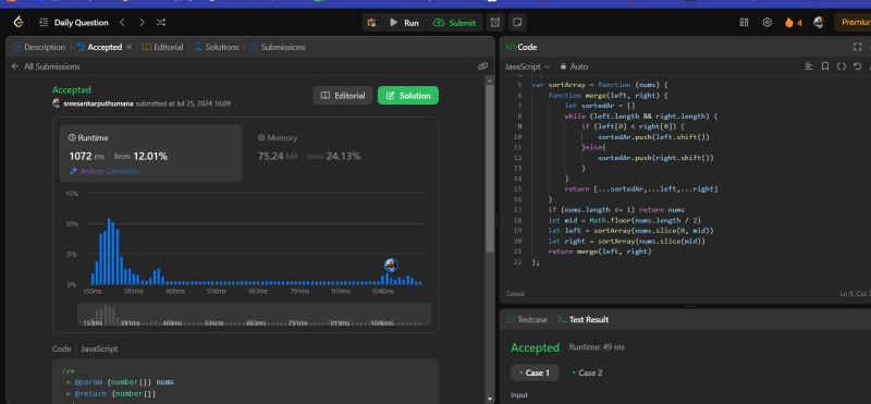 SreeSankar P on LinkedIn: #leetcode_question #coding #javascript # ... SreeSankar P on LinkedIn: #leetcode_question #coding #javascript # ...