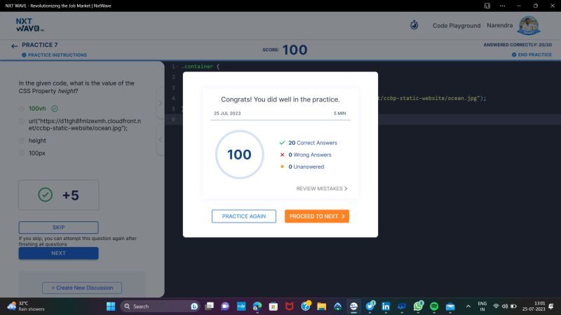 Narendra Karasala on LinkedIn: #ccbp #nxtwave #nxtwaveccbp #coding # ... Narendra Karasala on LinkedIn: #ccbp #nxtwave #nxtwaveccbp #coding # ...