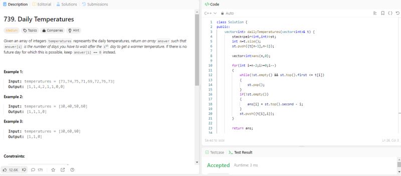 Dia Ahuja on LinkedIn: #leetcode #50daysofcodechallenge #coding # ... Dia Ahuja on LinkedIn: #leetcode #50daysofcodechallenge #coding # ...