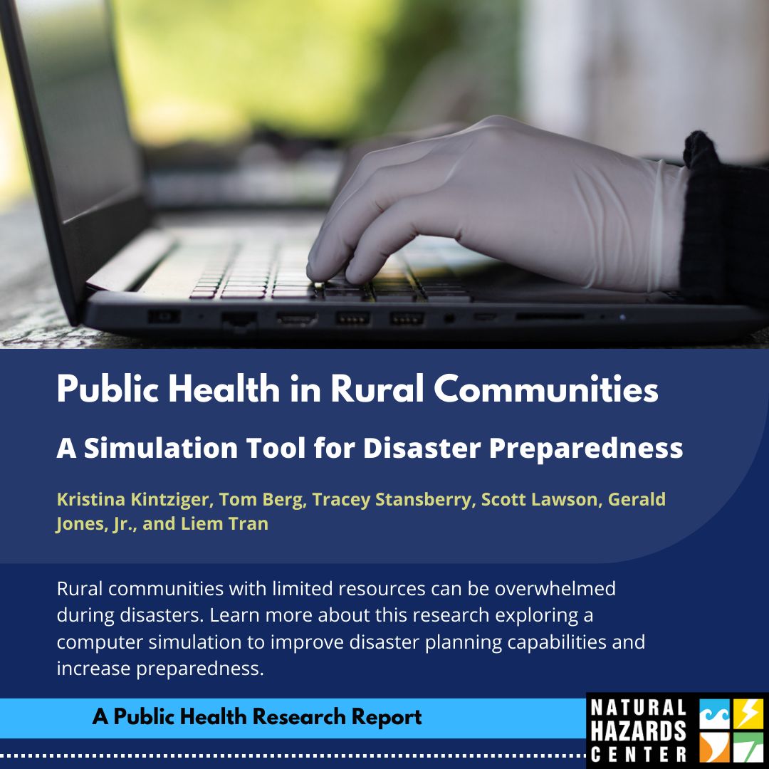 Natural Hazards Center on LinkedIn: #publichealth Natural Hazards Center on LinkedIn: #publichealth