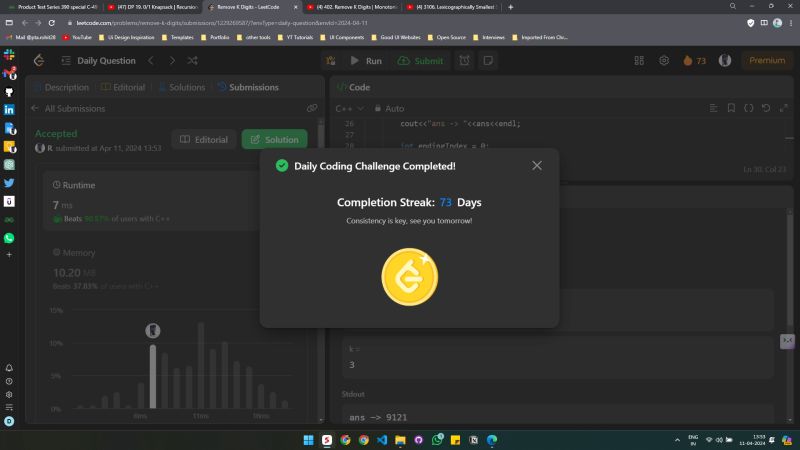 How I solved a #leetcode coding challenge | Rohit Gupta posted on the ... How I solved a #leetcode coding challenge | Rohit Gupta posted on the ...