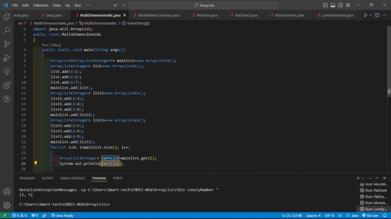 GAGAN VERMA on LinkedIn: #java #arraylist #github #codingjourney GAGAN VERMA on LinkedIn: #java #arraylist #github #codingjourney