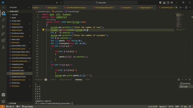 Rudra Pratap Pal on LinkedIn: #javaprogramming #matrixoperations # ... Rudra Pratap Pal on LinkedIn: #javaprogramming #matrixoperations # ...