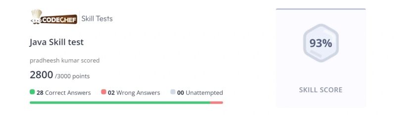 PRADHEESH KUMAR S on LinkedIn: #javaprogramming #codechef # ... PRADHEESH KUMAR S on LinkedIn: #javaprogramming #codechef # ...