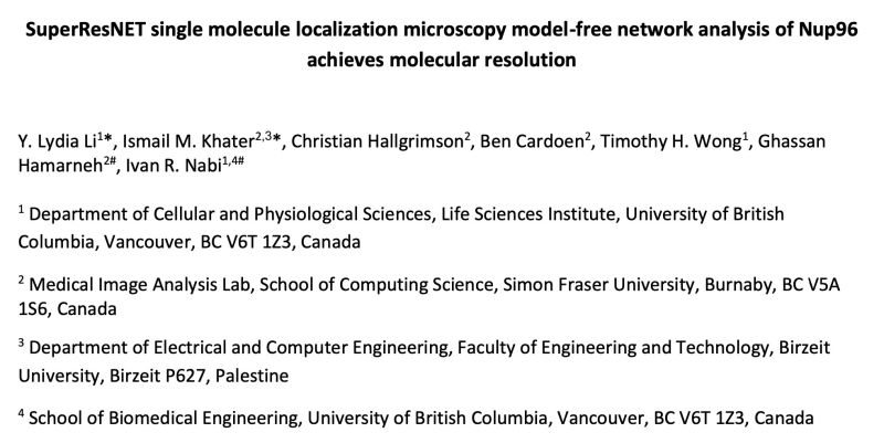 Ghassan Hamarneh on LinkedIn: bioRxiv preprint: SuperResNET single ... Ghassan Hamarneh on LinkedIn: bioRxiv preprint: SuperResNET single ...