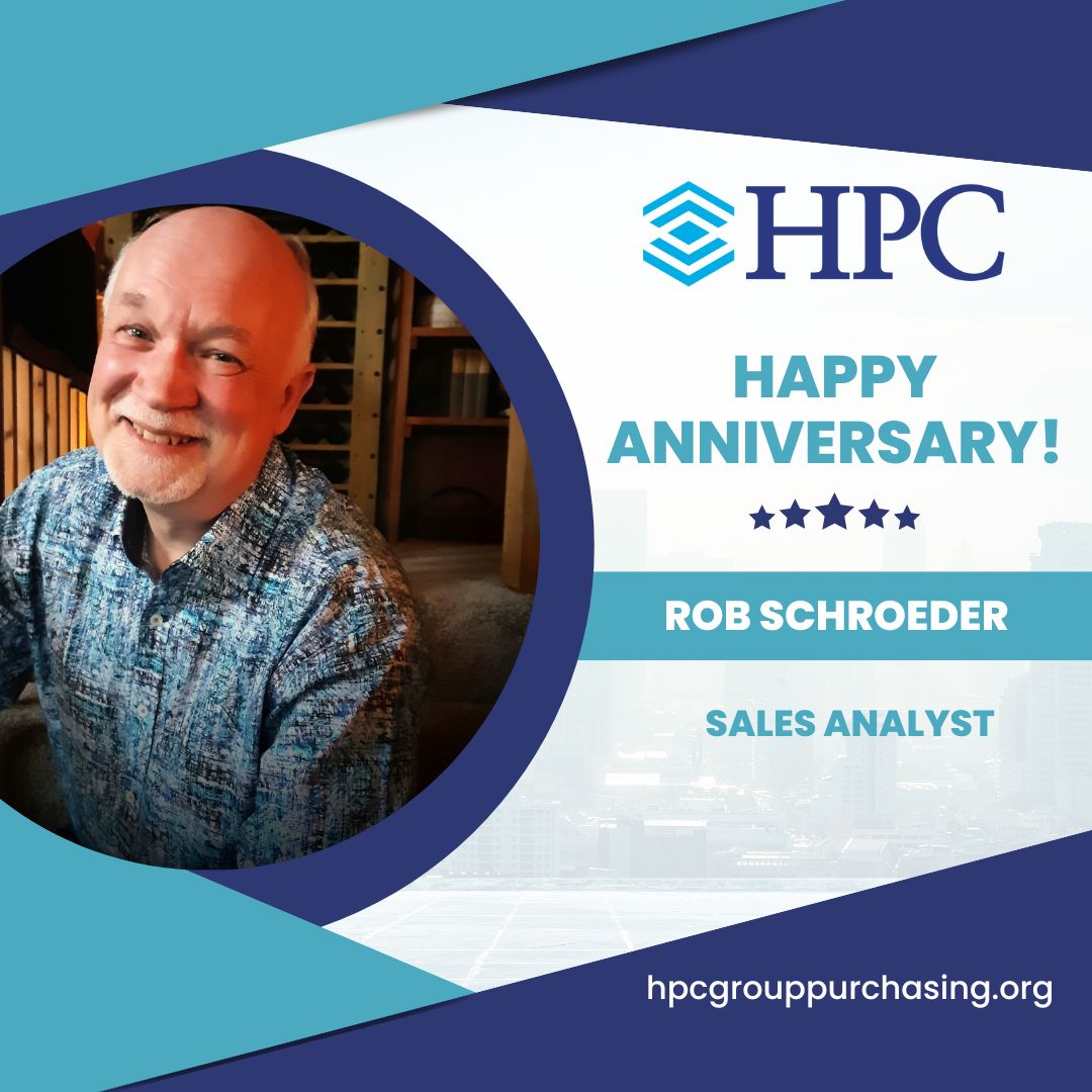 HPC Group Purchasing on LinkedIn: Happy Anniversary, Rob Schroeder! We ... HPC Group Purchasing on LinkedIn: Happy Anniversary, Rob Schroeder! We ...