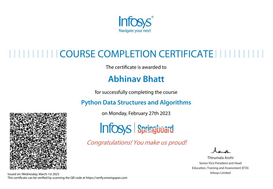 Abhinav Bhatt on LinkedIn: #python #datastructures #algorithms # ... Abhinav Bhatt on LinkedIn: #python #datastructures #algorithms # ...