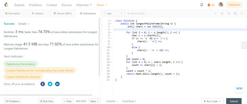 Mohd Azam on LinkedIn: #75dayscodechalleng #leetcode #algorithm # ... Mohd Azam on LinkedIn: #75dayscodechalleng #leetcode #algorithm # ...