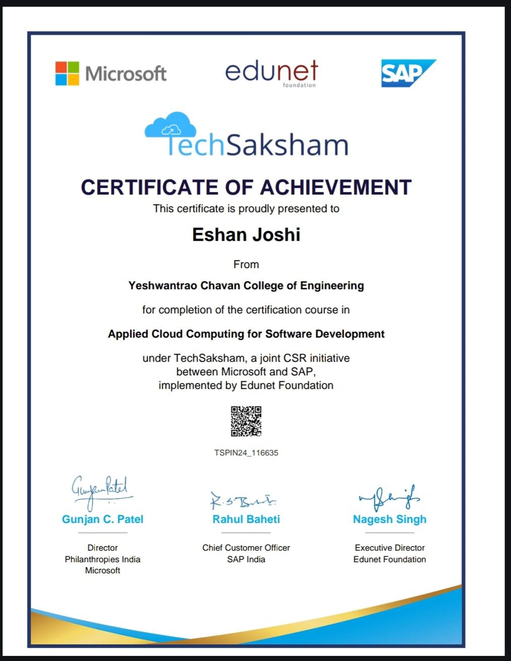 Eshan joshi on LinkedIn: #internship Eshan joshi on LinkedIn: #internship