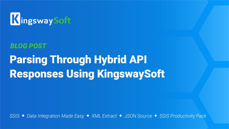 KingswaySoft on LinkedIn: Parsing Through Hybrid API Responses Using ... KingswaySoft on LinkedIn: Parsing Through Hybrid API Responses Using ...