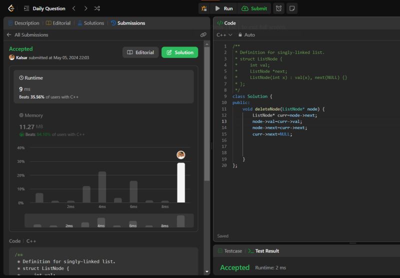 Kalsar Ali on LinkedIn: #75dayscodechalleng #leetcode #algorithm # ... Kalsar Ali on LinkedIn: #75dayscodechalleng #leetcode #algorithm # ...