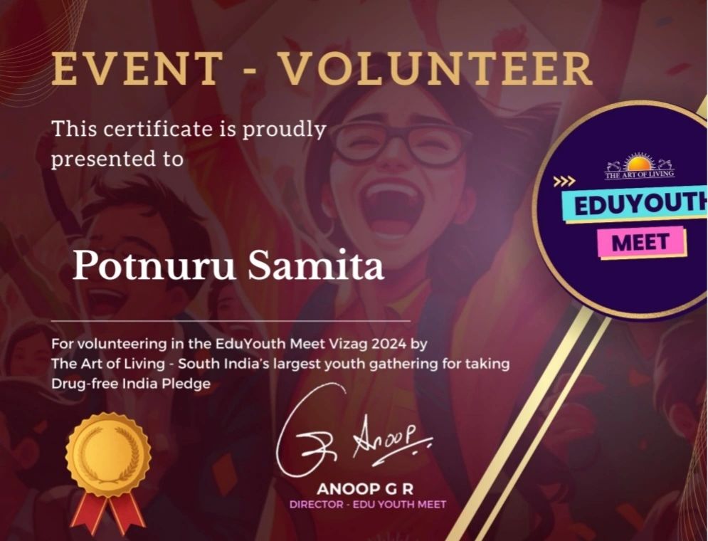 Samita Potnuru posted on LinkedIn Samita Potnuru posted on LinkedIn