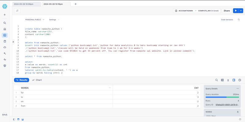 Nomaan Ali on LinkedIn: #sql #interviewquestion #google #snowflake # ... Nomaan Ali on LinkedIn: #sql #interviewquestion #google #snowflake # ...