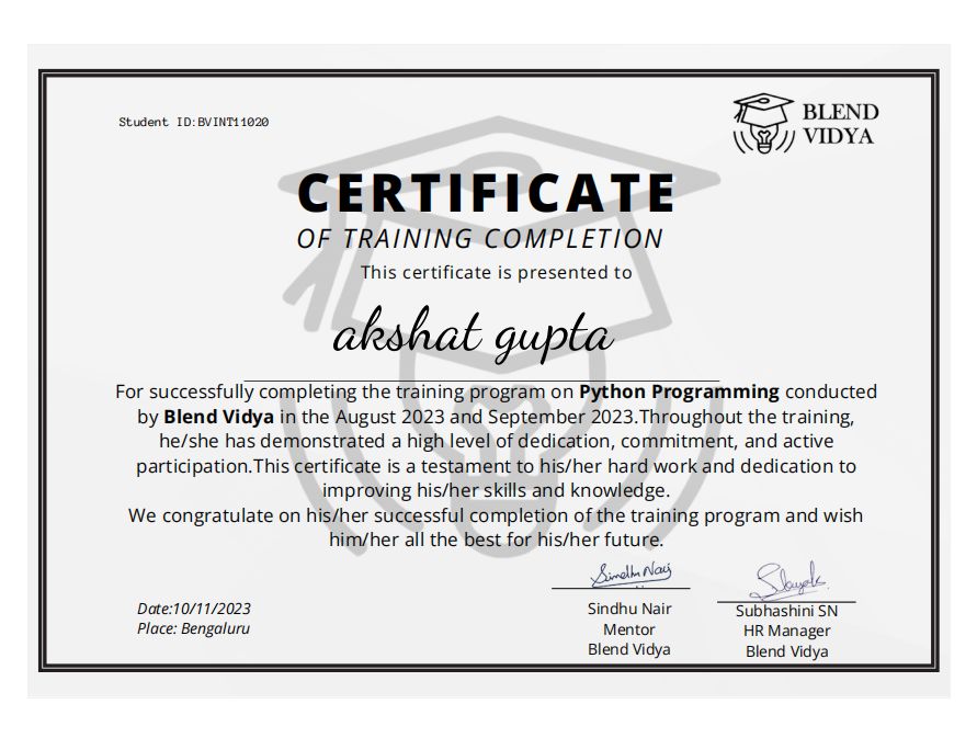 Akshat Gupta on LinkedIn: #python Akshat Gupta on LinkedIn: #python