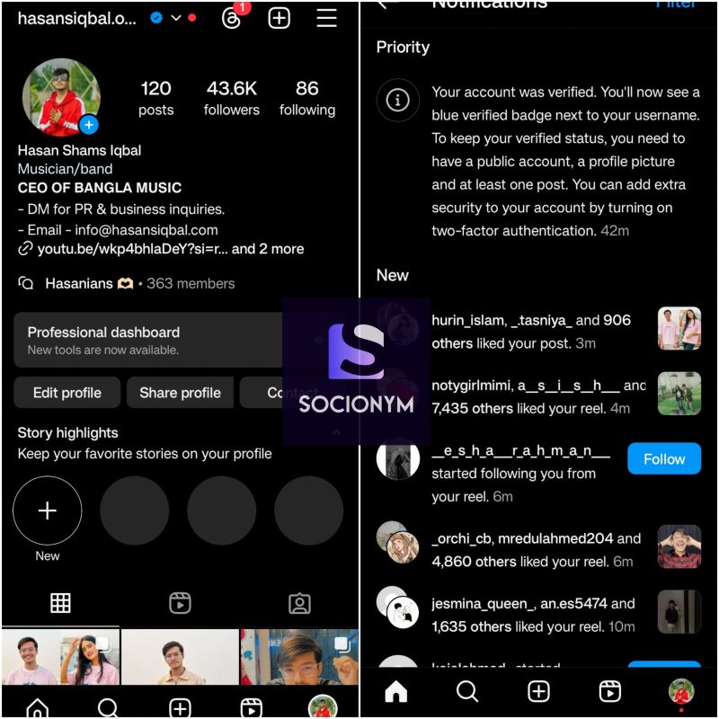 Socionym on LinkedIn: Hasan Shams Iqbal is now verified on instagram by ... Socionym on LinkedIn: Hasan Shams Iqbal is now verified on instagram by ...