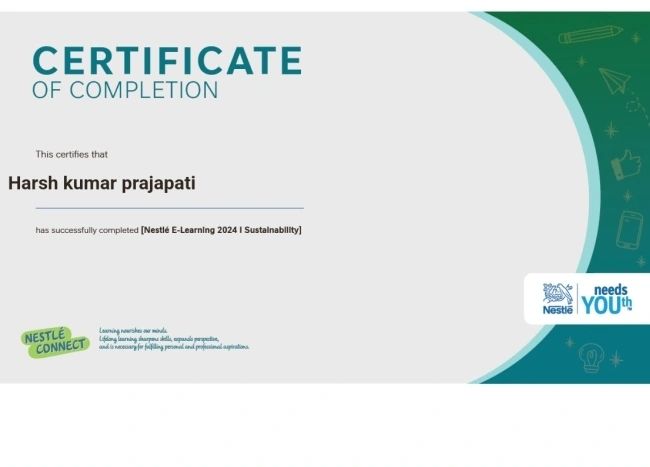 Harsh Prajapati on LinkedIn: Course Harsh Prajapati on LinkedIn: Course