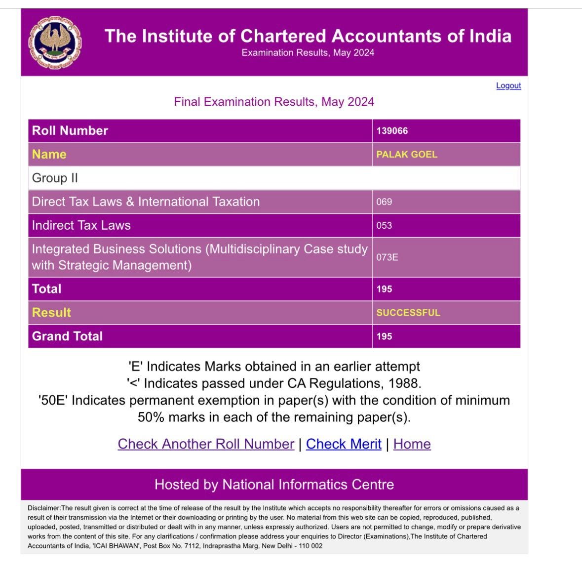 CA Palak Goel on LinkedIn: 11th July ‘24 It gives me immense pleasure ... CA Palak Goel on LinkedIn: 11th July ‘24 It gives me immense pleasure ...
