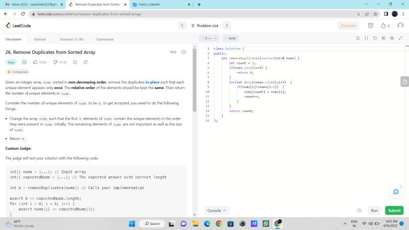 Saran S S on LinkedIn: #45daysofcodechallenge #day25 #leetcode Saran S S on LinkedIn: #45daysofcodechallenge #day25 #leetcode