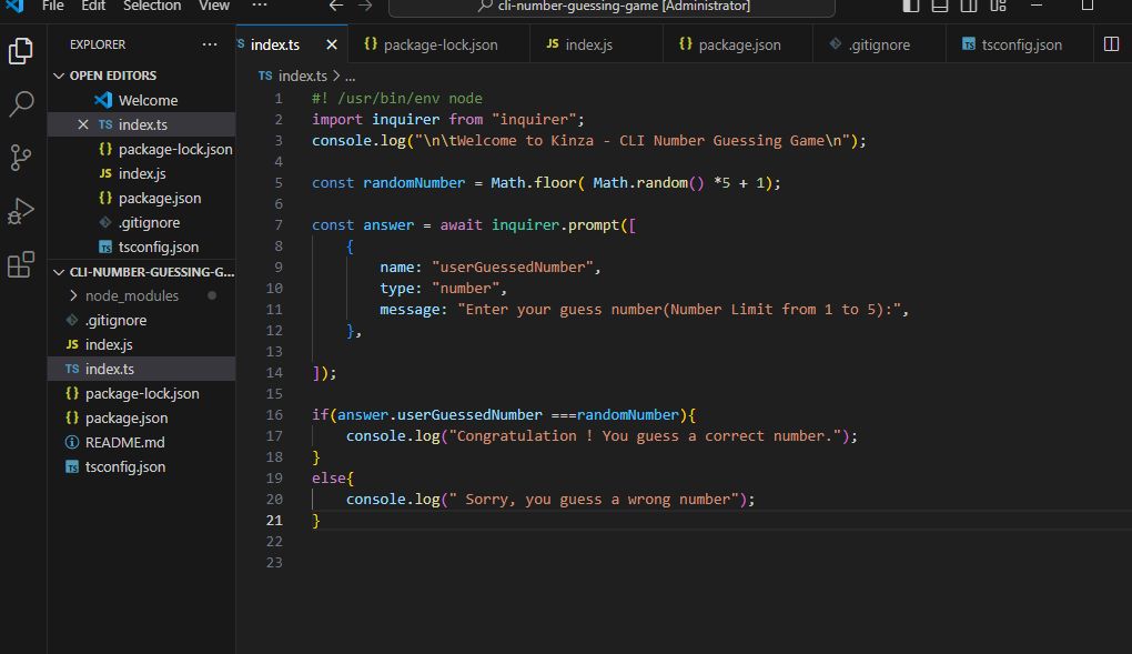 Kinza Khan on LinkedIn: #coding #cligame #numberguessing # ... Kinza Khan on LinkedIn: #coding #cligame #numberguessing # ...