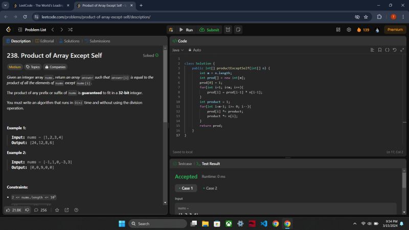 Day 139 of 365 Days of Code on LeetCode | Tanzeel Ahmad posted on the ... Day 139 of 365 Days of Code on LeetCode | Tanzeel Ahmad posted on the ...