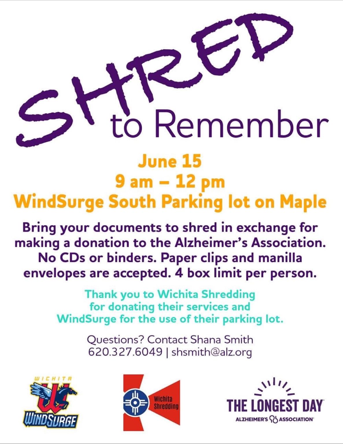 Wichita Shredding on LinkedIn: Shred Event: Saturday, June 15, 9am-Noon ... Wichita Shredding on LinkedIn: Shred Event: Saturday, June 15, 9am-Noon ...