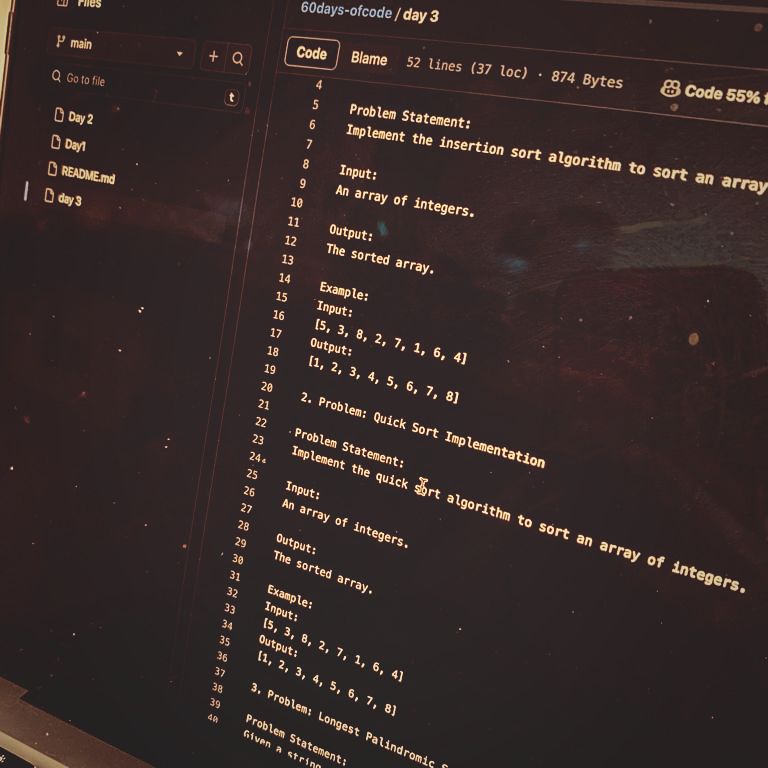 Day 3 of #60daysofcodechallenge: Insertion & Quick Sorting | TANISHA S ... Day 3 of #60daysofcodechallenge: Insertion & Quick Sorting | TANISHA S ...