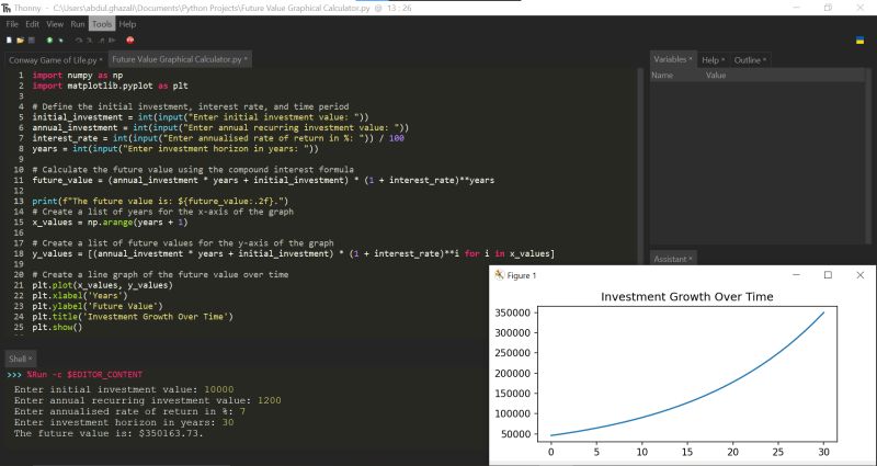 Abdul Malik Mohammed Ghazali on LinkedIn: #python #programming #finance Abdul Malik Mohammed Ghazali on LinkedIn: #python #programming #finance