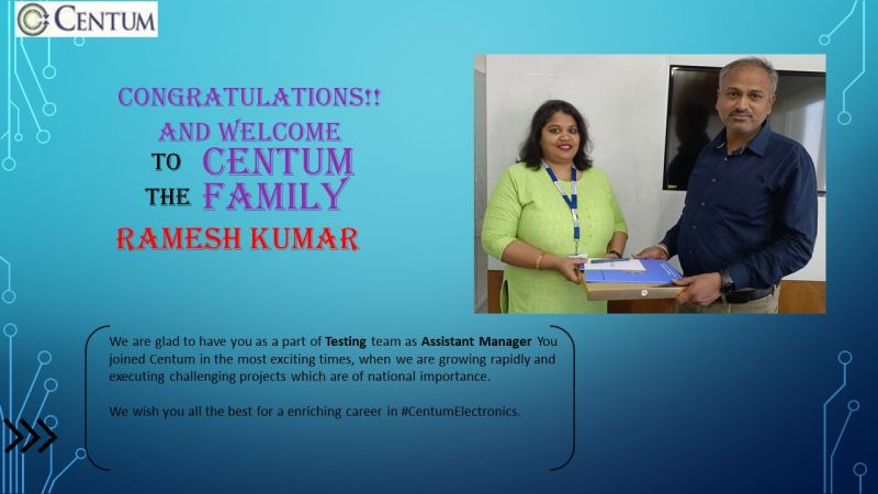 Vidyashree HM on LinkedIn: Congratulations Ramesh Kumar. We heartfully ... Vidyashree HM on LinkedIn: Congratulations Ramesh Kumar. We heartfully ...