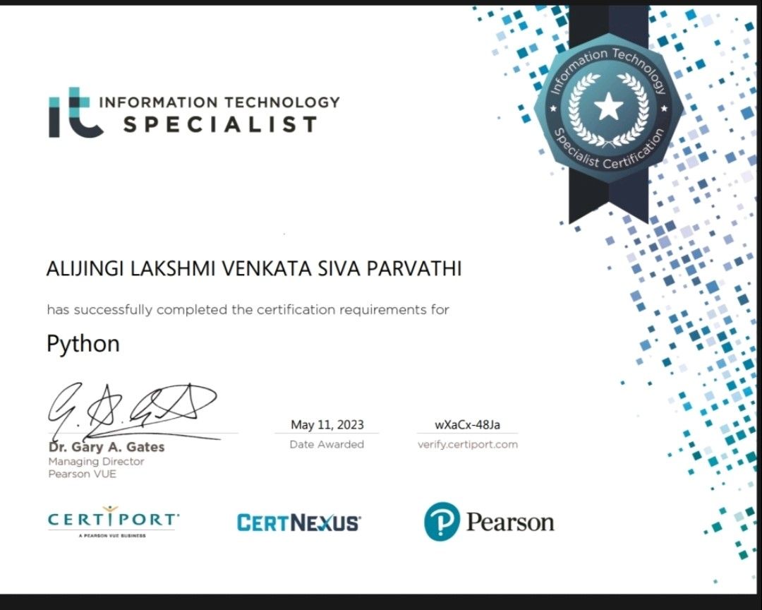 Siva Parvathi on LinkedIn: #python Siva Parvathi on LinkedIn: #python