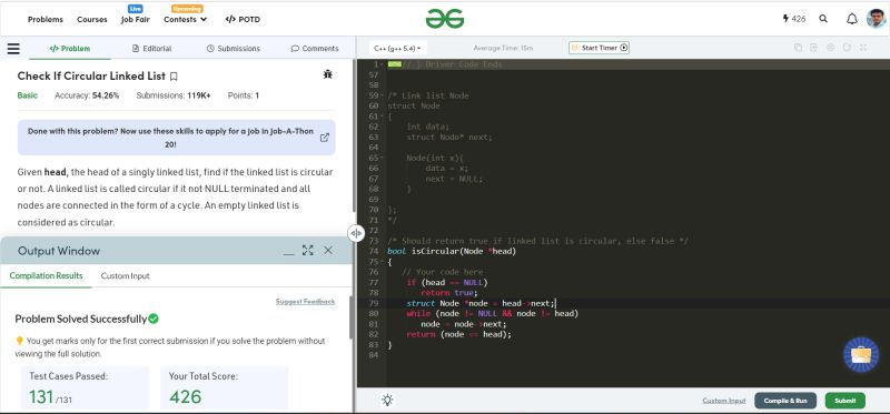 sonu kumar on LinkedIn: #100daysofcoding #circularlinkedlist # ... sonu kumar on LinkedIn: #100daysofcoding #circularlinkedlist # ...