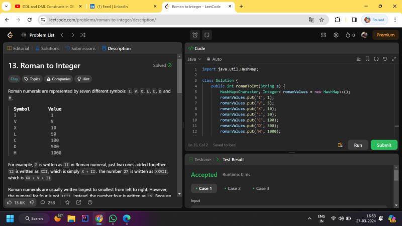 LeetCode Day 21 Challenge: Convert Roman numerals to integers | Aakash ... LeetCode Day 21 Challenge: Convert Roman numerals to integers | Aakash ...