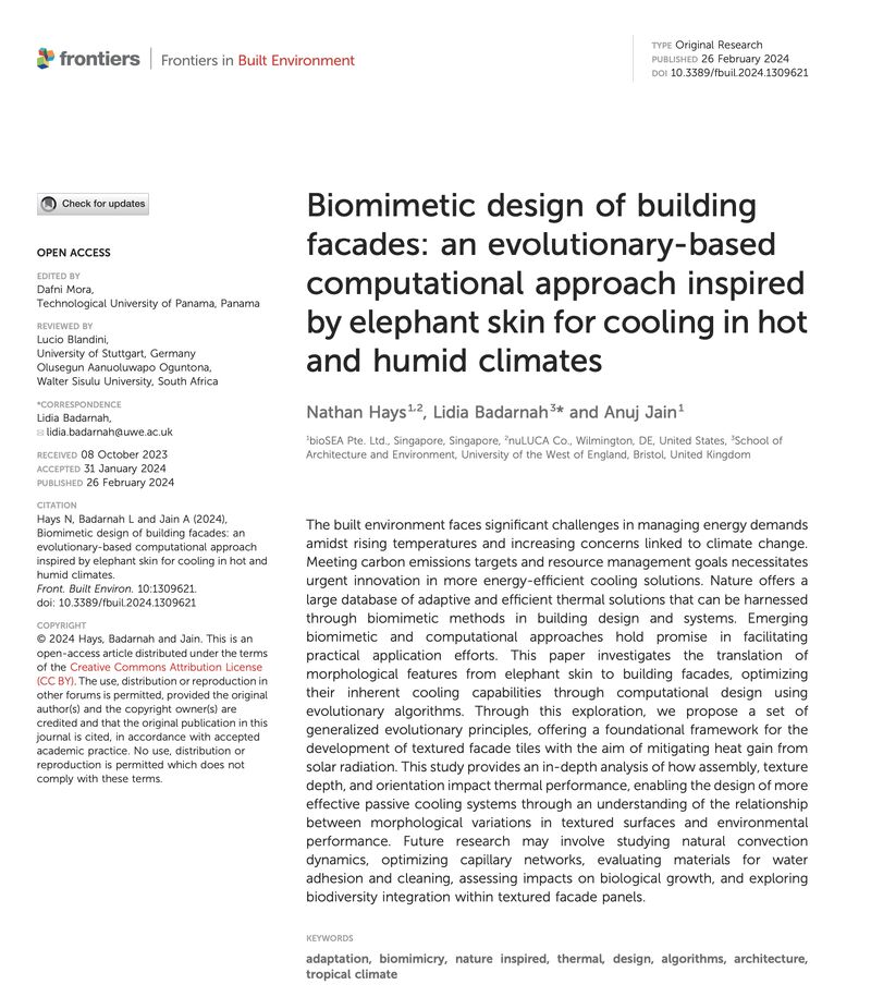 Lidia Badarnah on LinkedIn: #facade #buildings #patterns #evolutionary ... Lidia Badarnah on LinkedIn: #facade #buildings #patterns #evolutionary ...