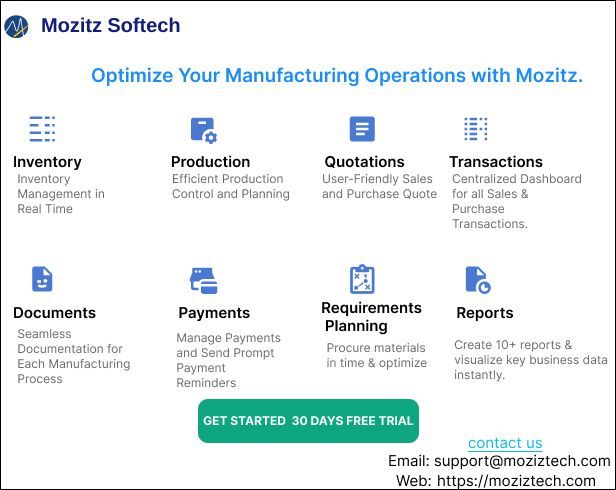 vignesh waran on LinkedIn: Mozitz streamlines production management and ... vignesh waran on LinkedIn: Mozitz streamlines production management and ...