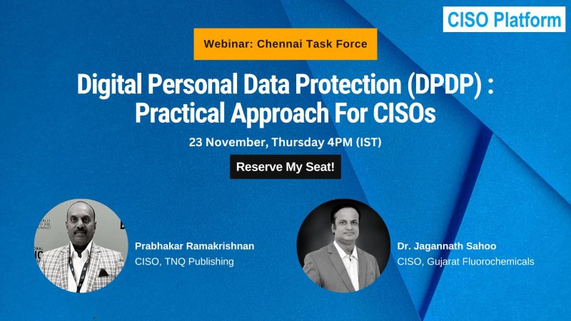 CISOPlatform on LinkedIn: #ciso #cisolife #dpdpact #cybersecurity # ... CISOPlatform on LinkedIn: #ciso #cisolife #dpdpact #cybersecurity # ...