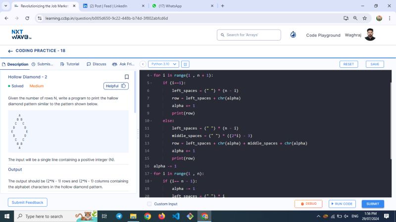 Waghraj Patil on LinkedIn: #day27 #30daysofcode #ccbp #nxtwave # ... Waghraj Patil on LinkedIn: #day27 #30daysofcode #ccbp #nxtwave # ...