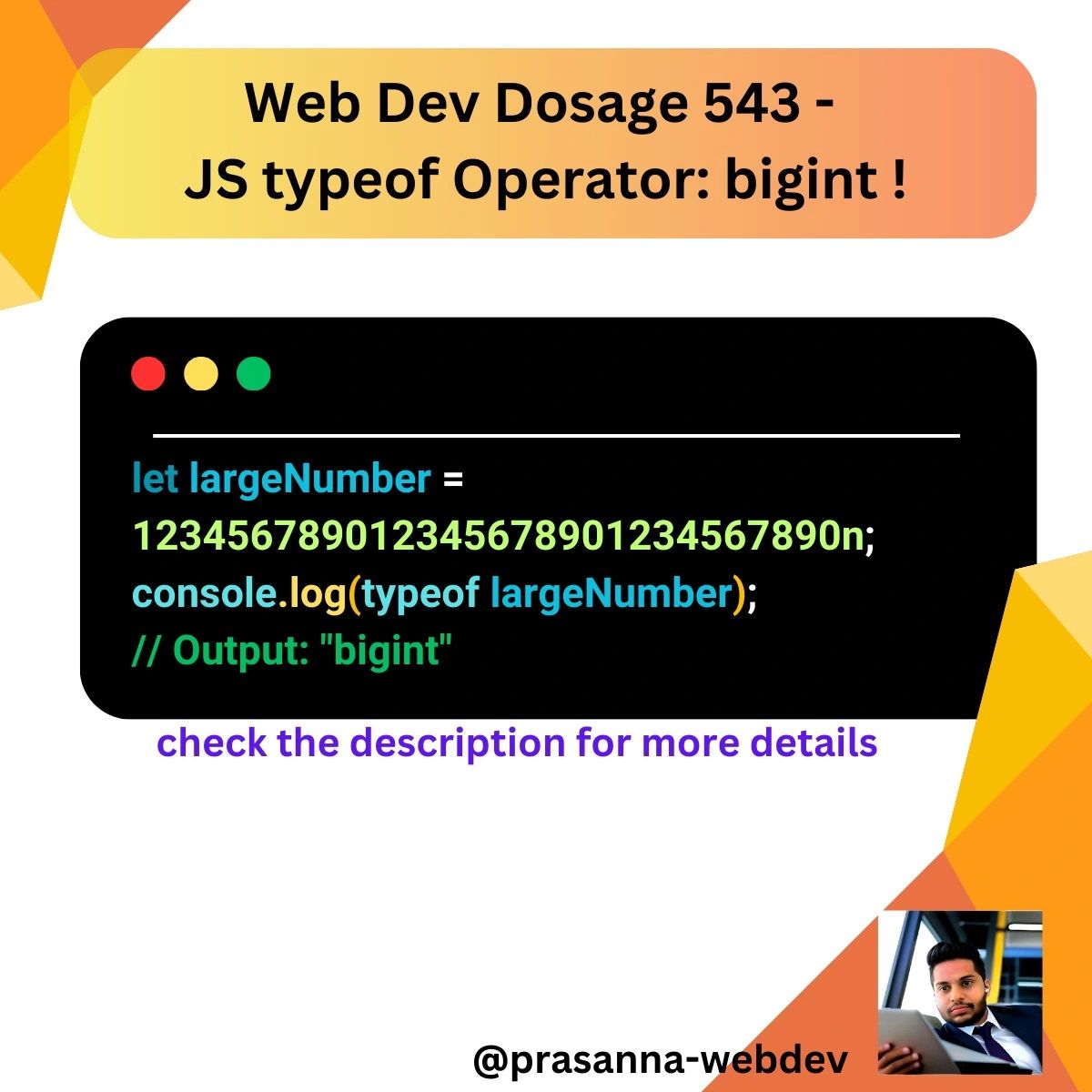 Prasanna D on LinkedIn: #webdevelopment #javascript #coding101 Prasanna D on LinkedIn: #webdevelopment #javascript #coding101