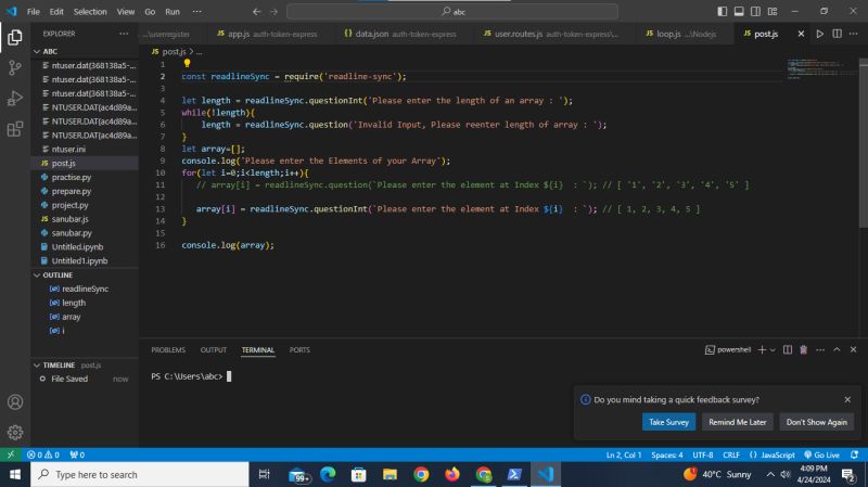 Salma Sanubar on LinkedIn: #week9 #javascript #readlinesync #axios # ... Salma Sanubar on LinkedIn: #week9 #javascript #readlinesync #axios # ...