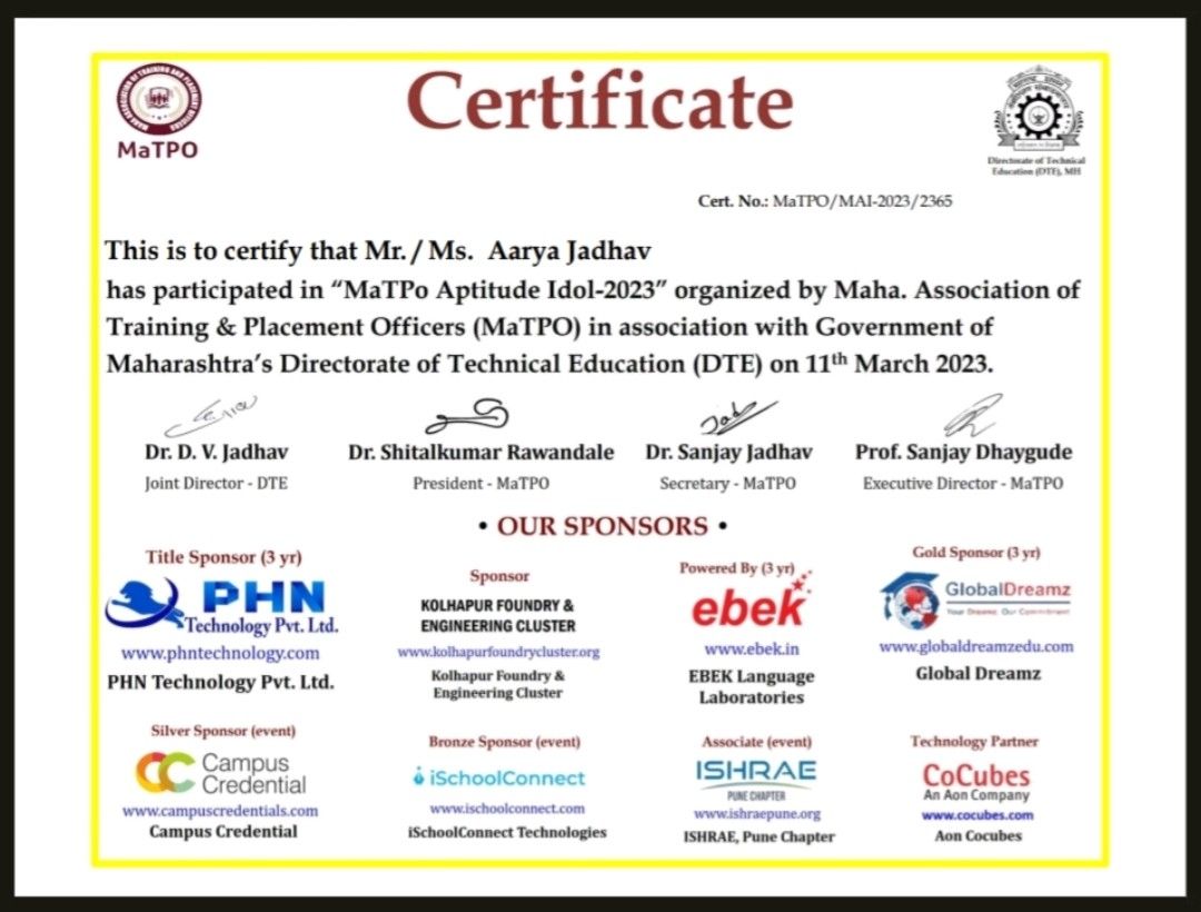 Aarya Jadhav posted on LinkedIn Aarya Jadhav posted on LinkedIn