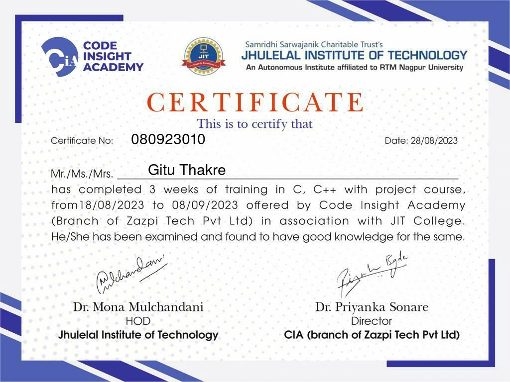 Gitu Thakre on LinkedIn: #connections #cia #shailesh #ciainstitudenagpur Gitu Thakre on LinkedIn: #connections #cia #shailesh #ciainstitudenagpur