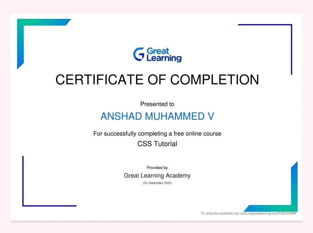 ANSHAD VELLADATH on LinkedIn: #webdevelopment #css #learningjourney # ... ANSHAD VELLADATH on LinkedIn: #webdevelopment #css #learningjourney # ...